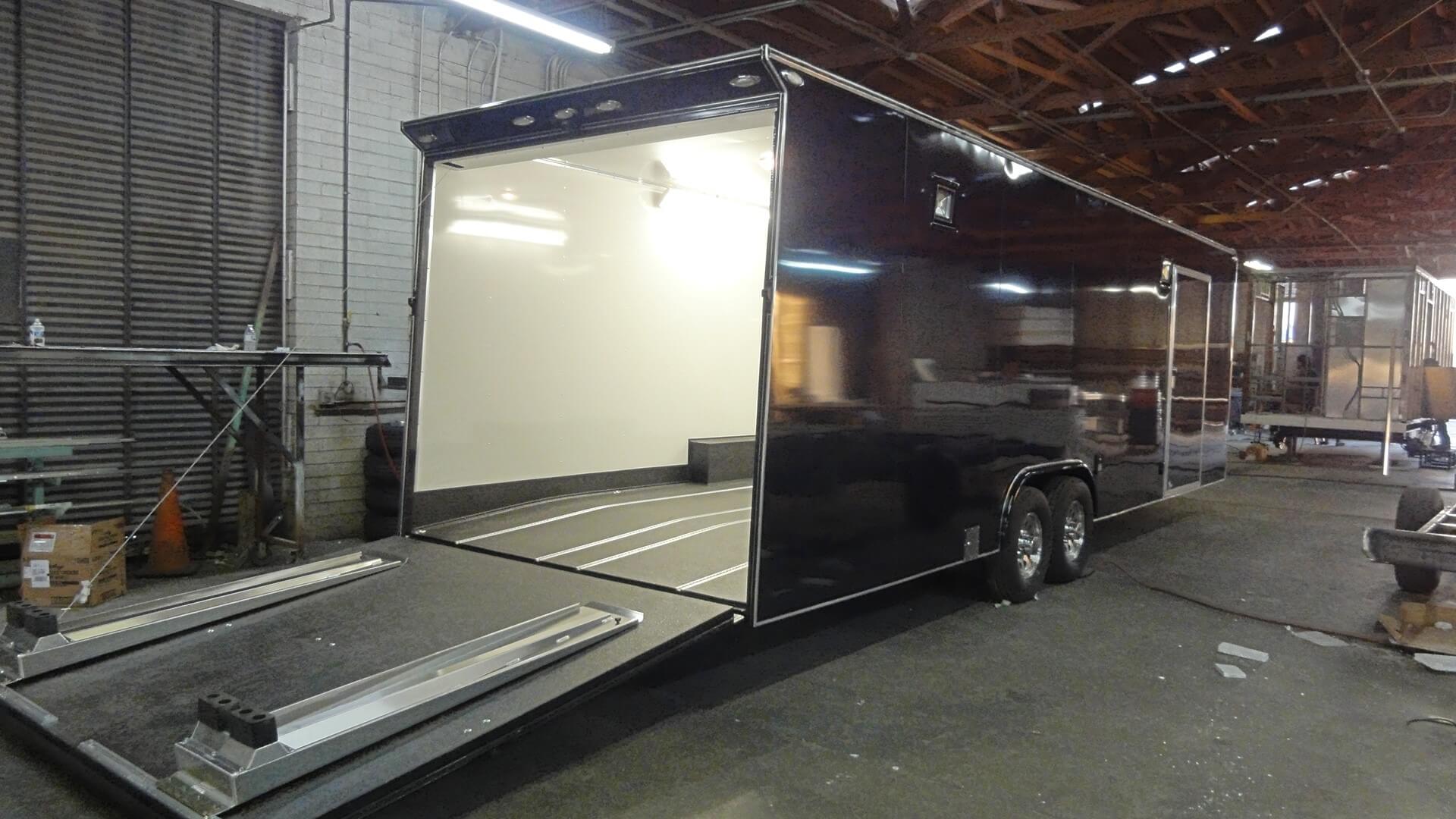 28’ Toy Hauler Trailer - Quality Vans and Specialty Vehicles