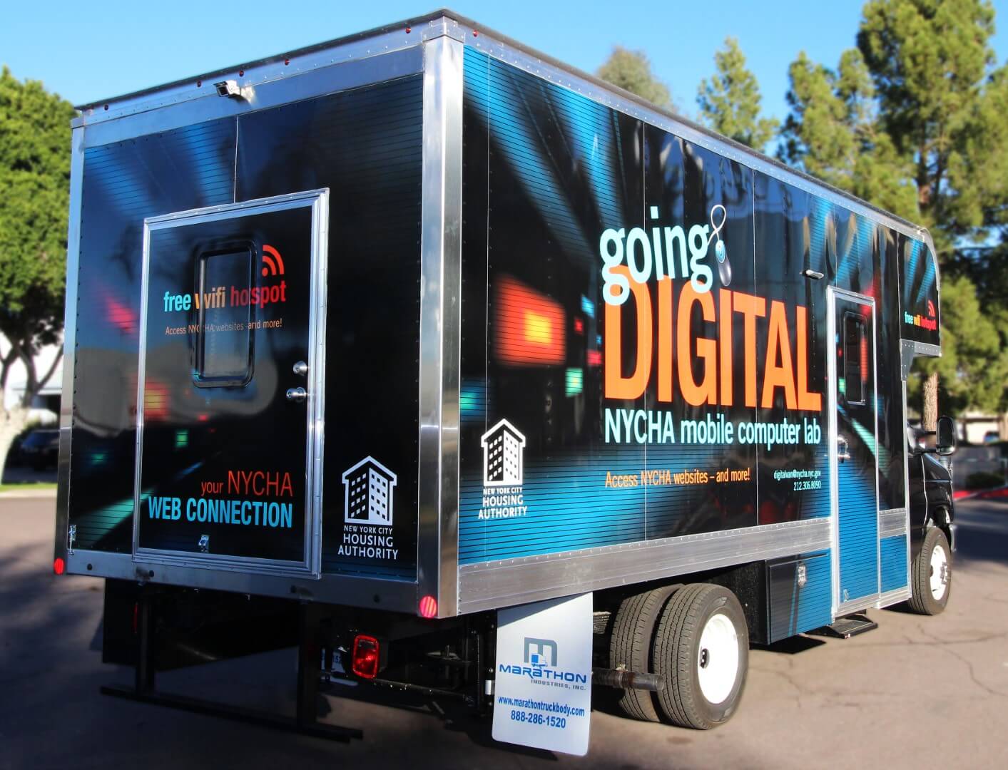 Going Digital NYCHA Mobile Computer Lab - Quality Vans and Specialty ...
